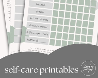 Adult Self-care Sticker Chart - Printable - Etsy