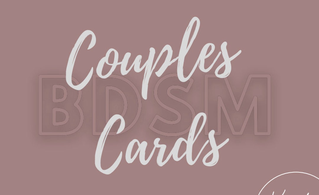 Couples Cards: BDSM Edition - Etsy