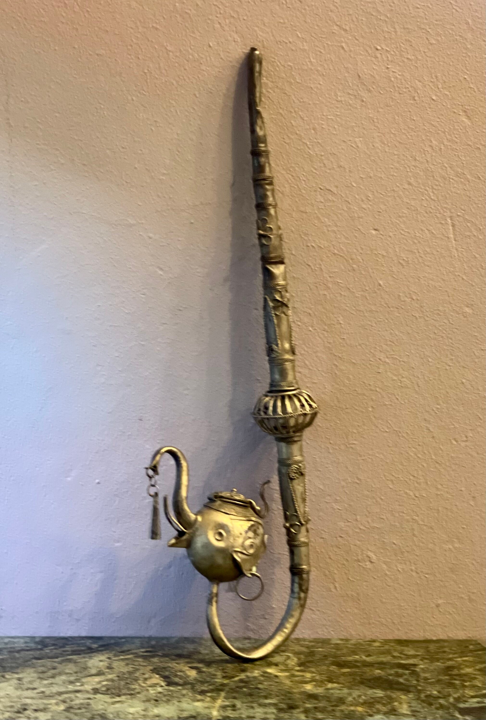 19th Century Chinese Sterling Silver Pipe With Filigree - Etsy