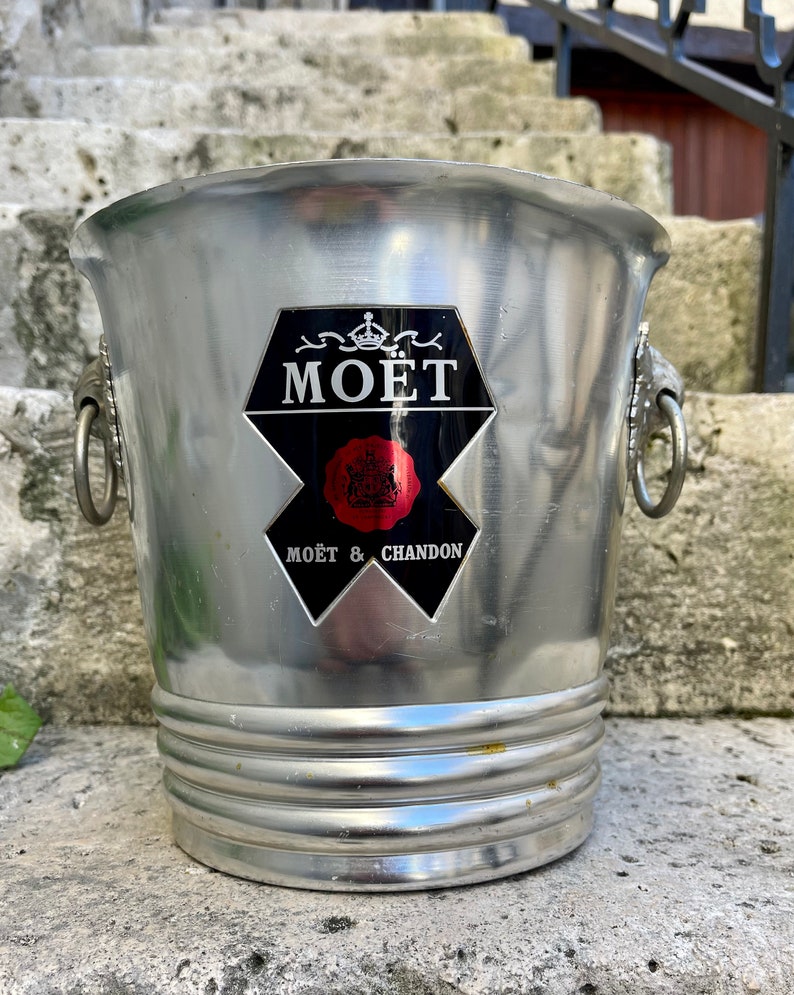 Vintage French Moët and Chandon Champagne Ice Bucket - Etsy