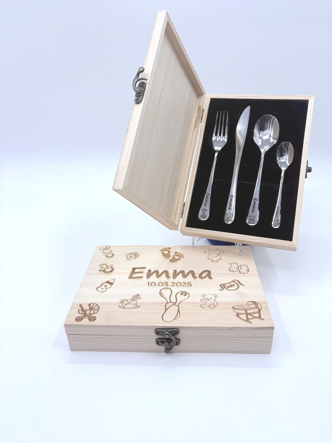 Children's Cutlery With Name Engraving | Personalized Children's ...