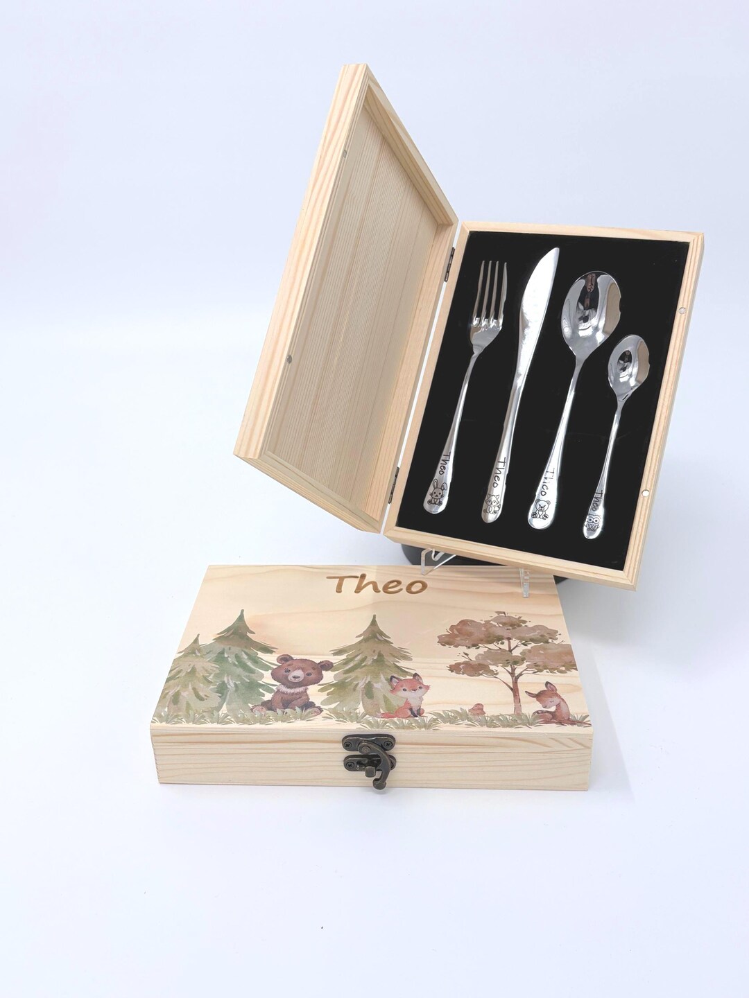Children's Cutlery With Engraving | Personalized Cutlery Set With ...