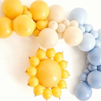 Little Sunshine Balloons | First Trip Around the Sun Birthday Little ...
