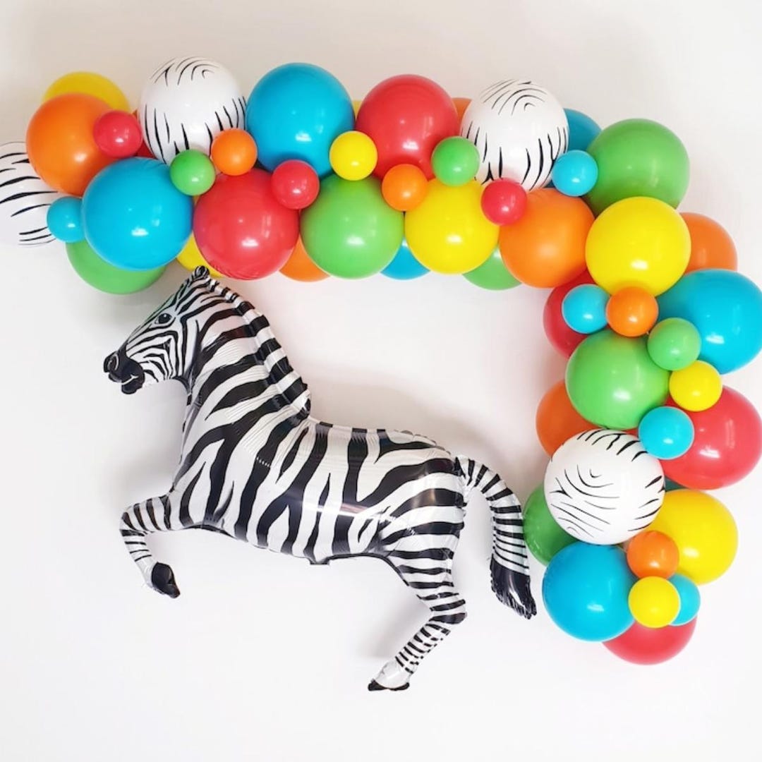 Party Animals Balloon Garland, Party Animals Birthday Decorations ...