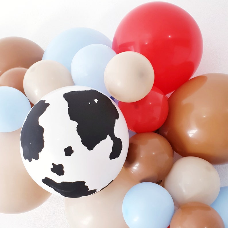 Barnyard Balloon Garland Cowboy Balloon Garland Holy Cow - Etsy
