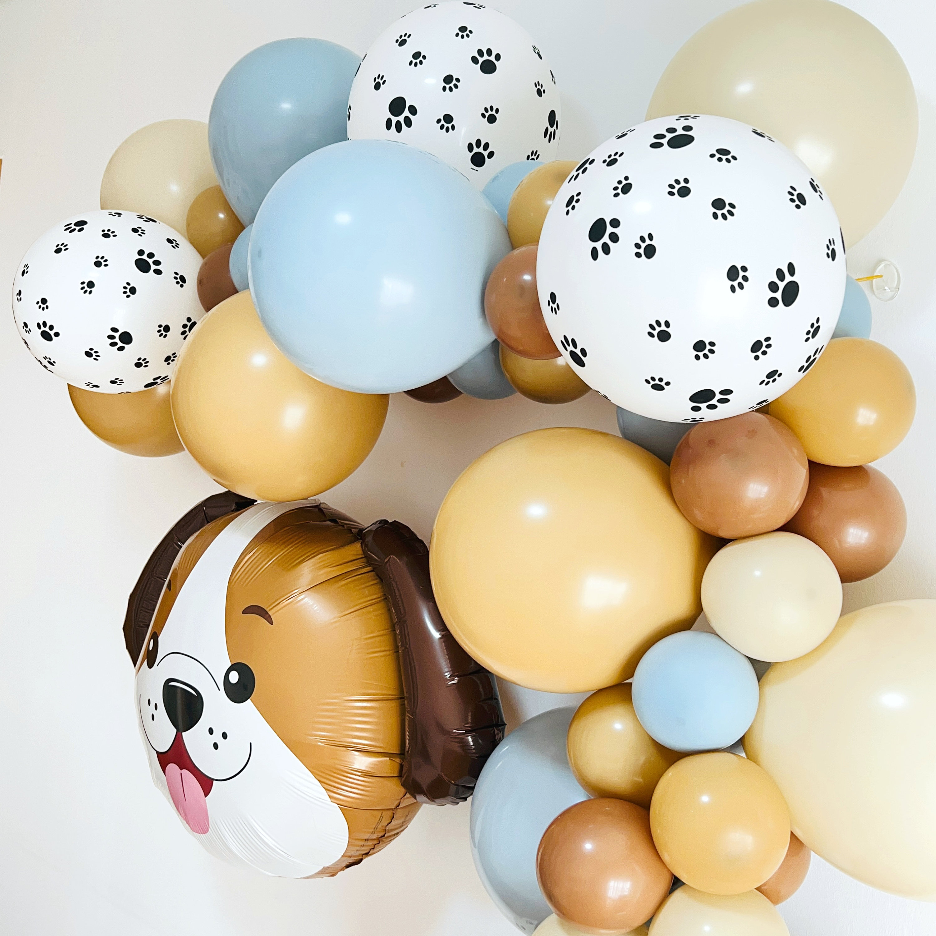 Puppy Balloon Garland, Puppy Birthday Decorations, Puppy Themed ...