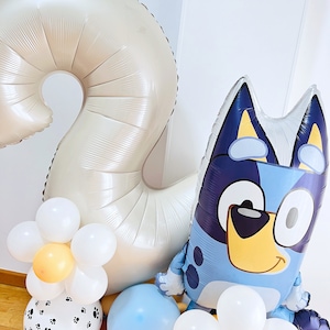 DIY Bluey Balloon Sculpture, Bluey Birthday Decorations, Bluey Party ...