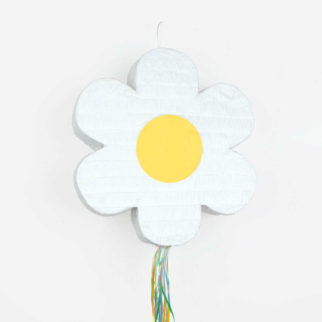 Daisy Pinata, Daisy Birthday Decorations, Boho Flower Birthday ...