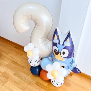DIY Bluey Balloon Sculpture, Bluey Birthday Decorations, Bluey Party ...
