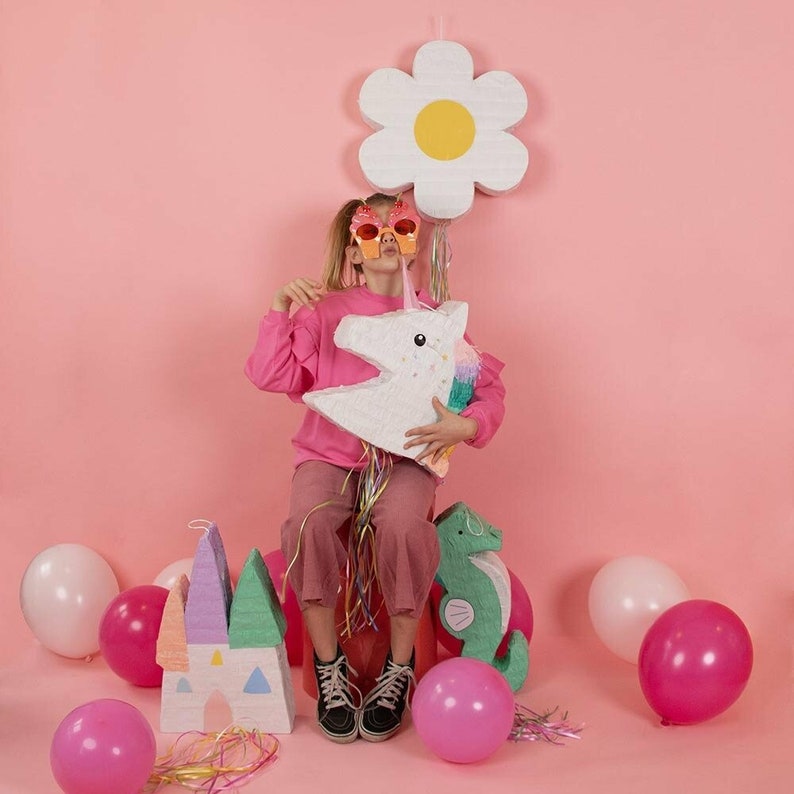 Daisy Pinata, Daisy Birthday Decorations, Boho Flower Birthday ...