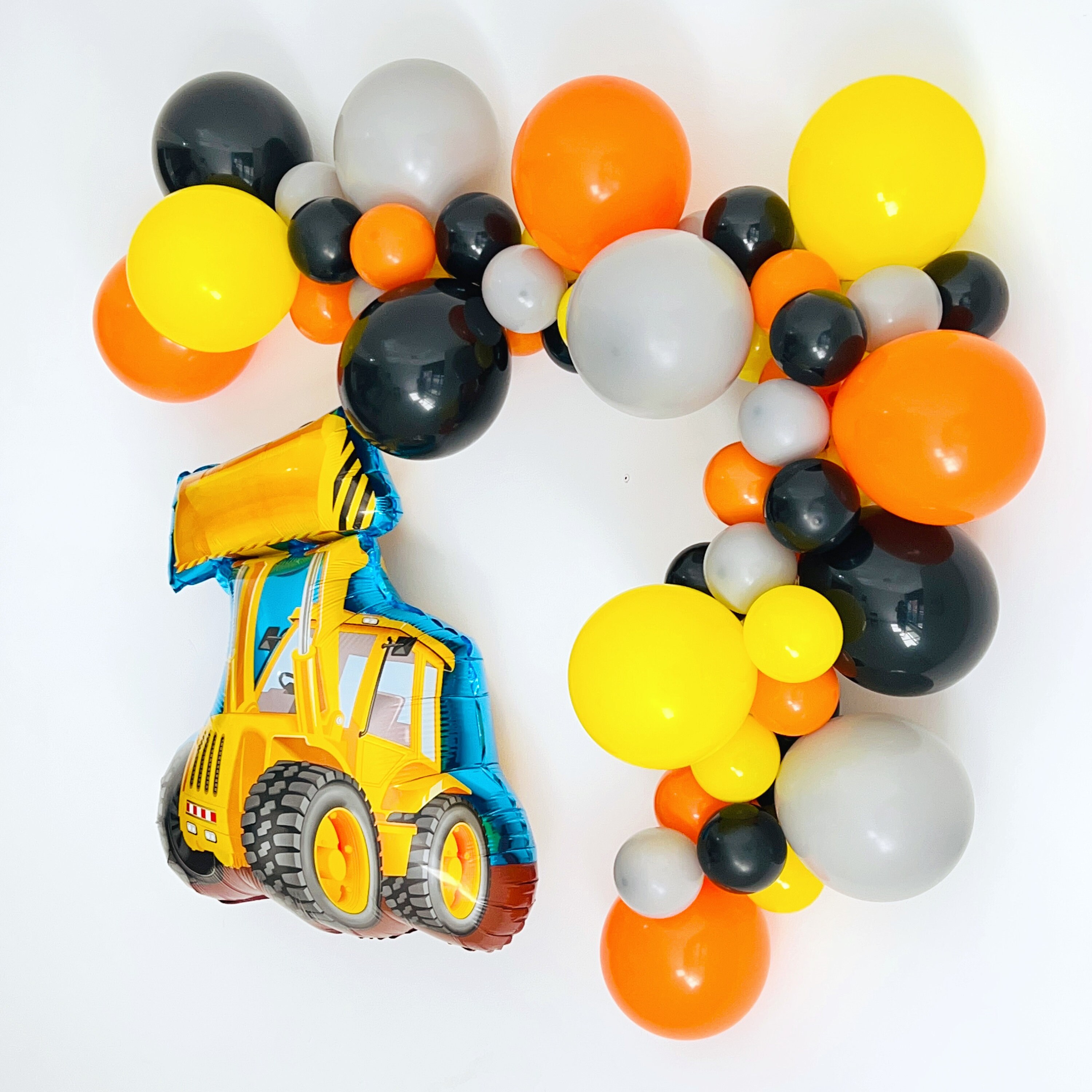 Construction Balloon Garland Construction Birthday - Etsy