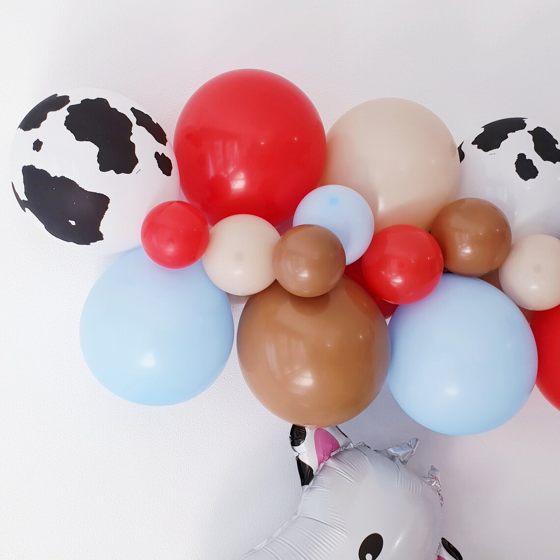 Barnyard Balloon Garland Cowboy Balloon Garland Cowboy | Etsy