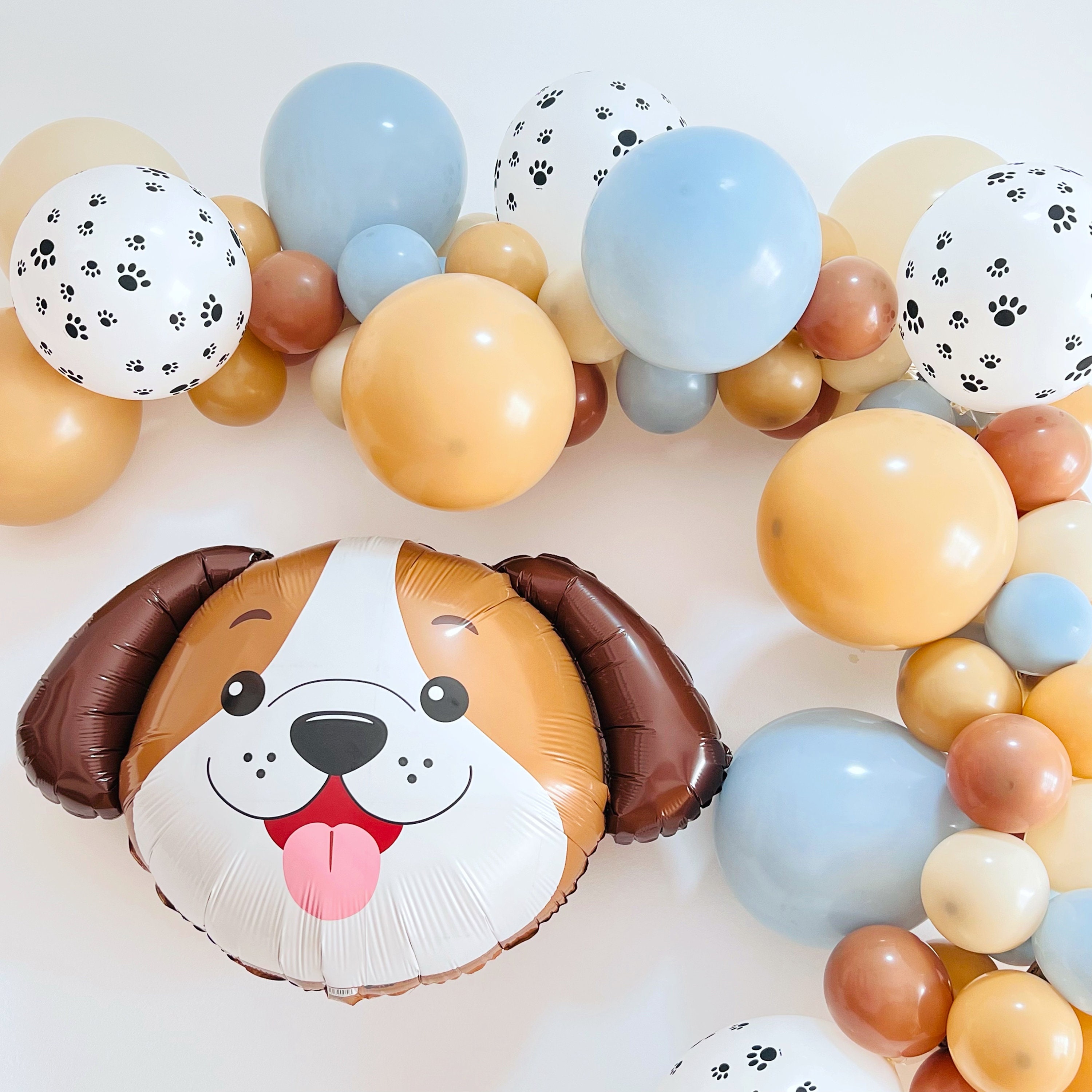 Puppy Balloon Garland, Puppy Birthday Decorations, Puppy Themed ...