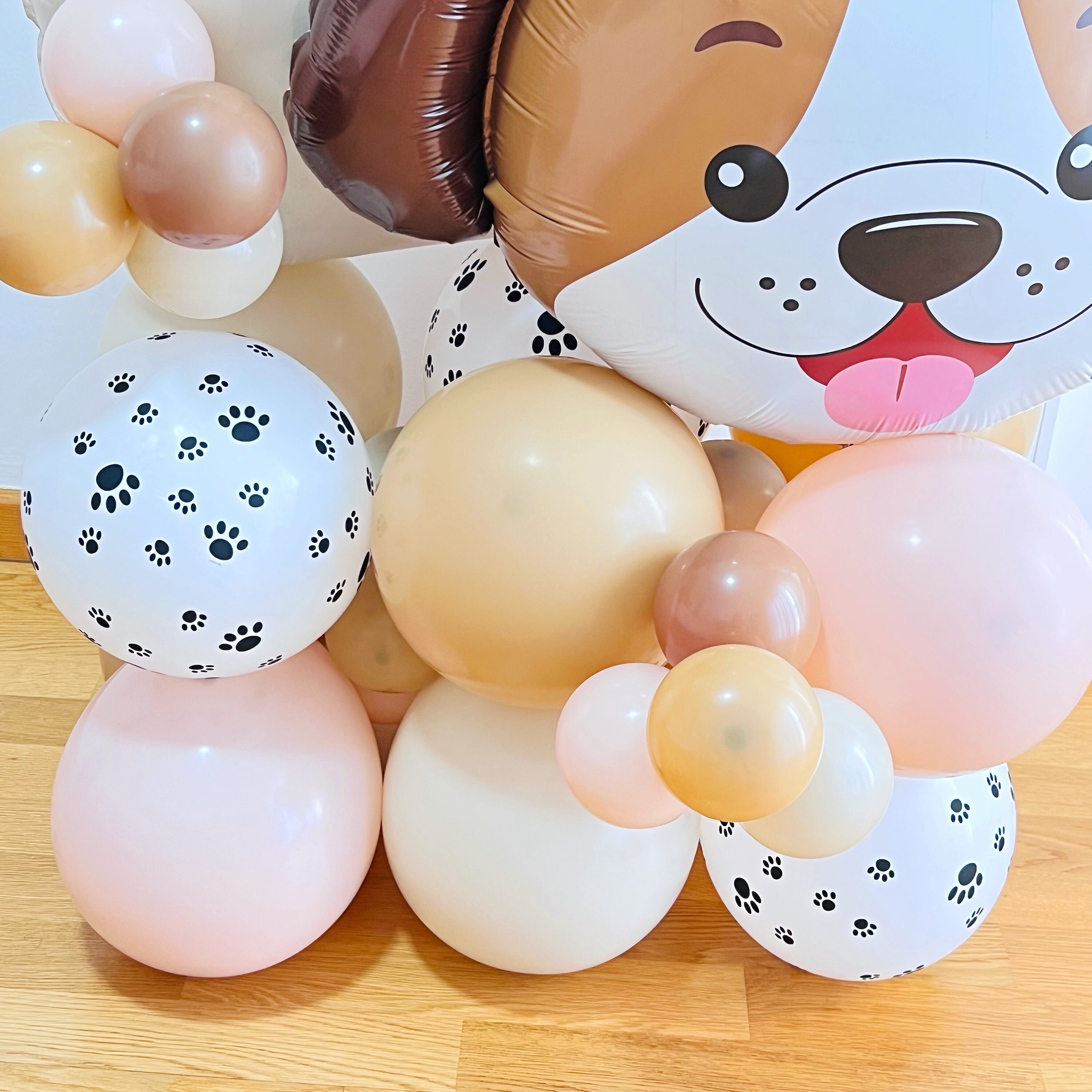 DIY Puppy Balloon Sculpture, Puppy Birthday Decorations, Puppy Balloon ...