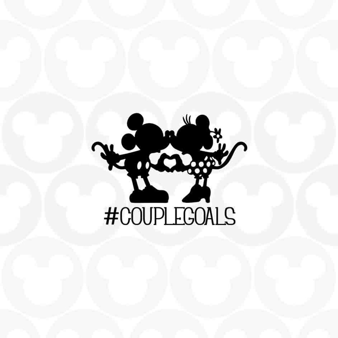 Couple Goals, Mickey Minnie Mouse, Matching, Svg Png Formats, Instant ...