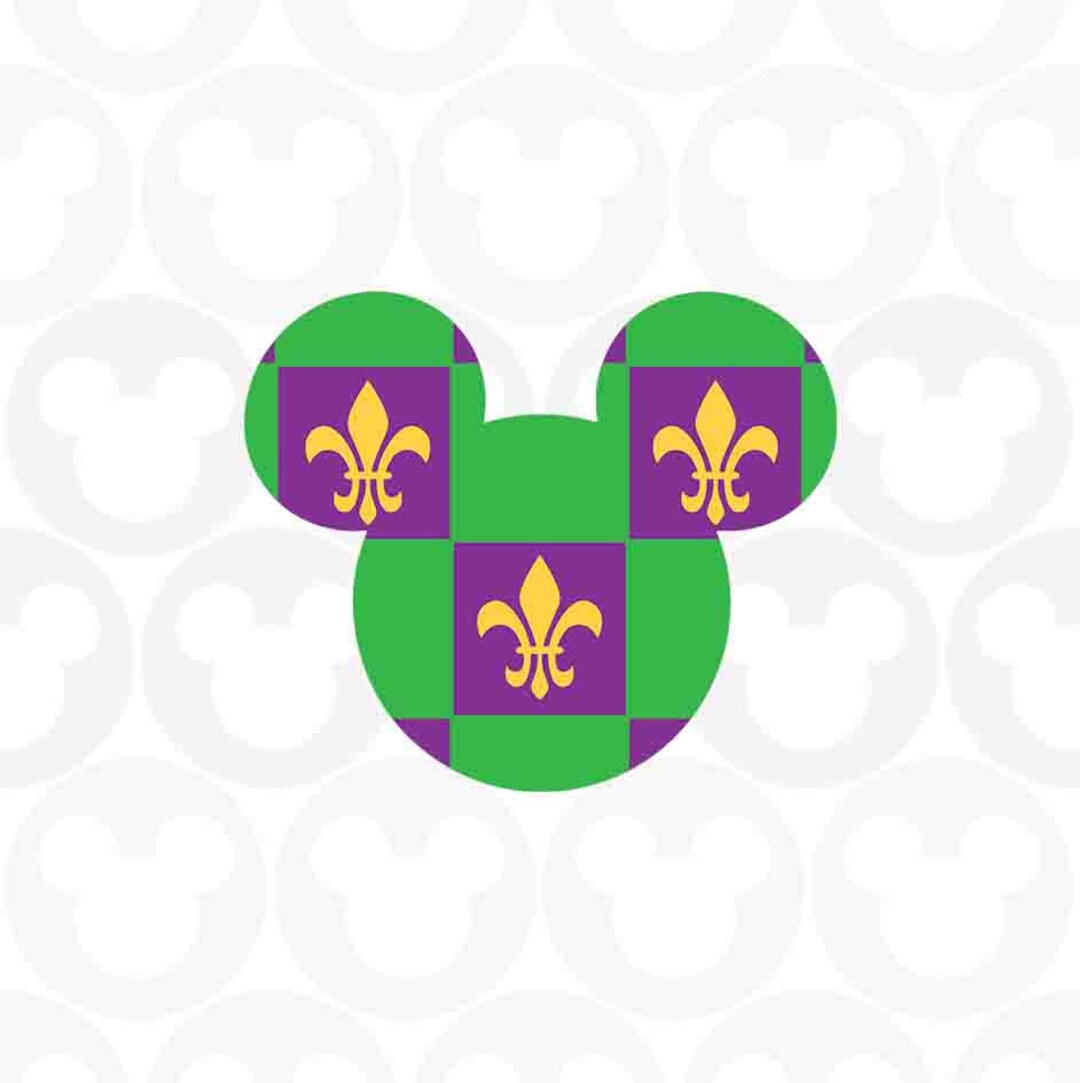 Mardi Gras, Mickey Mouse, Checkered, Ears Head, Festival, Carnival ...