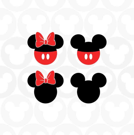 Mickey Mouse Ears Silhouette Cameo
