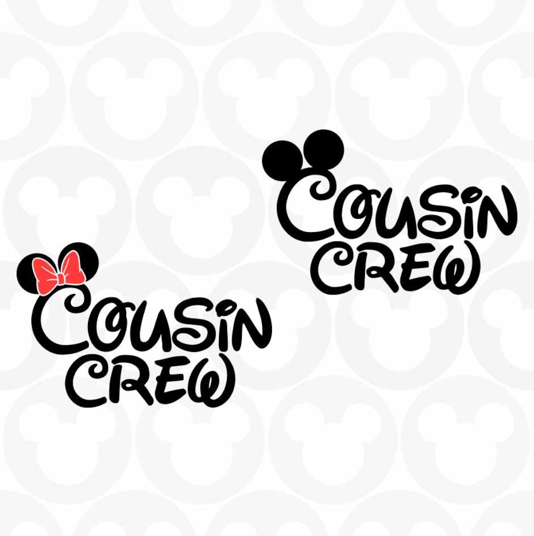 Cousin Crew, Mickey Minnie Mouse, Family, Head Ears Bow, Matching Set ...