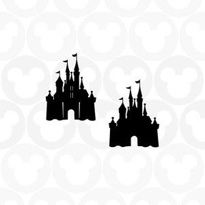 Castle, Mickey Mouse, Svg Png Formats, Instant Download, Silhouette ...