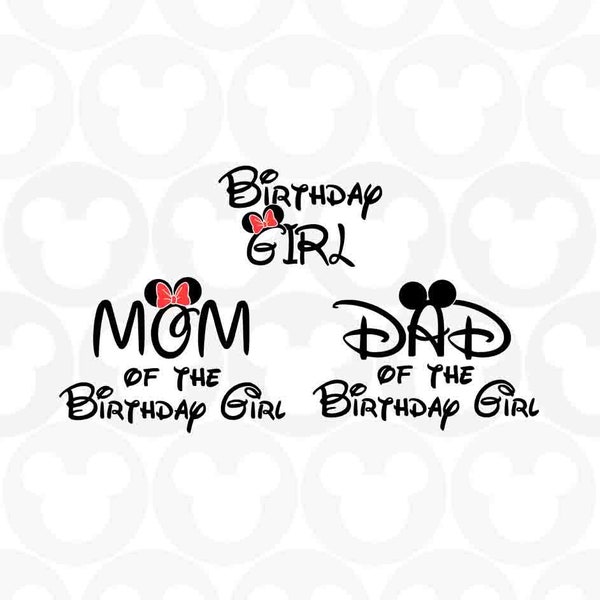 Parents Minnie Mouse Birthday Svg - Etsy