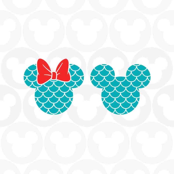 Minnie Mouse Mermaid Png - Etsy
