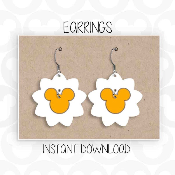 Mickey Mouse Flower Cricut - Etsy