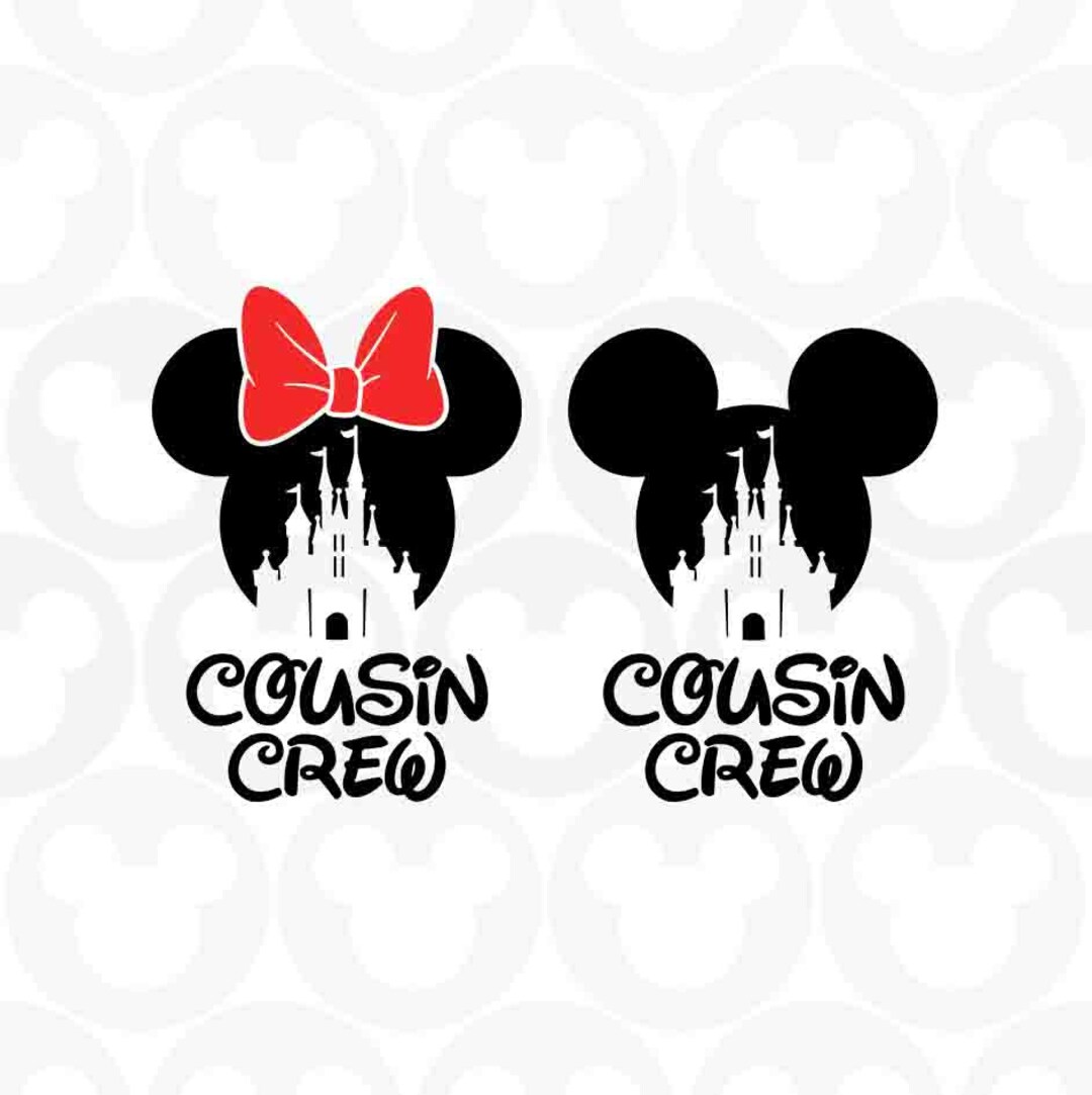 Cousin Crew, Mickey Minnie Mouse, Castle, Family Vacation, Head Ears ...