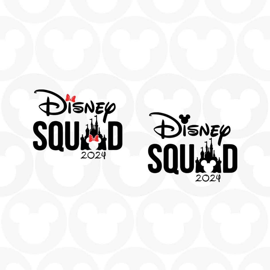 2023 & 2024, Mickey Minnie Mouse, Squad 2023, Castle, Svg Png Formats ...
