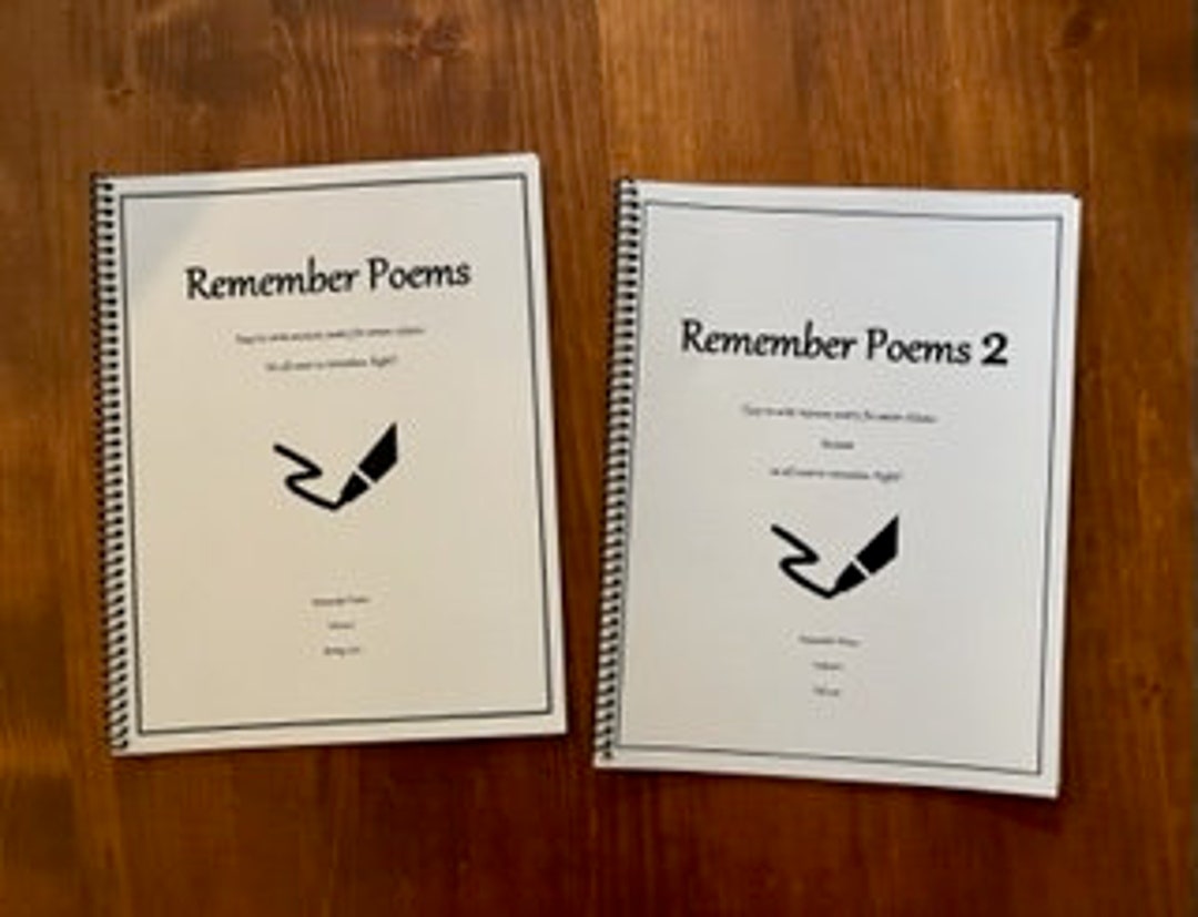 Remember Poems Bundle - Etsy