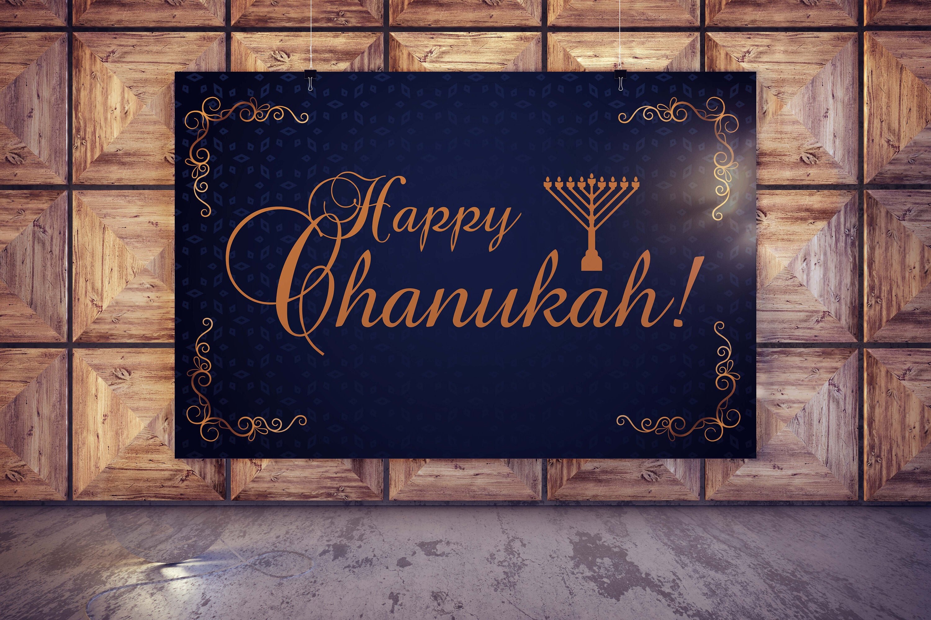 Printable Chanukah Banner, Happy Chanukah, 11x17, Digital Download - Etsy