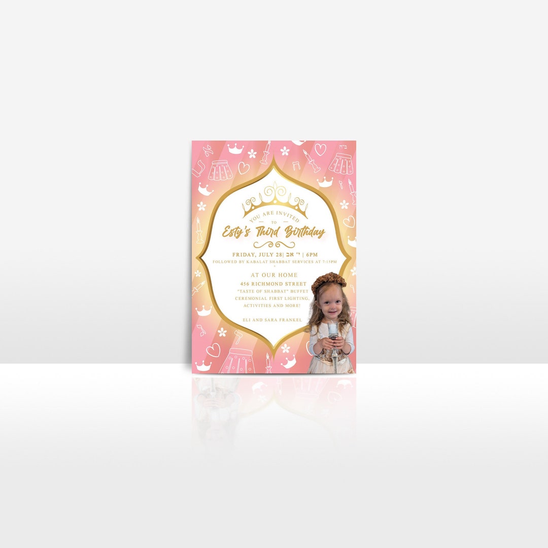 Upsherin Invitation Personalized Photo Upshernish Invite - Etsy