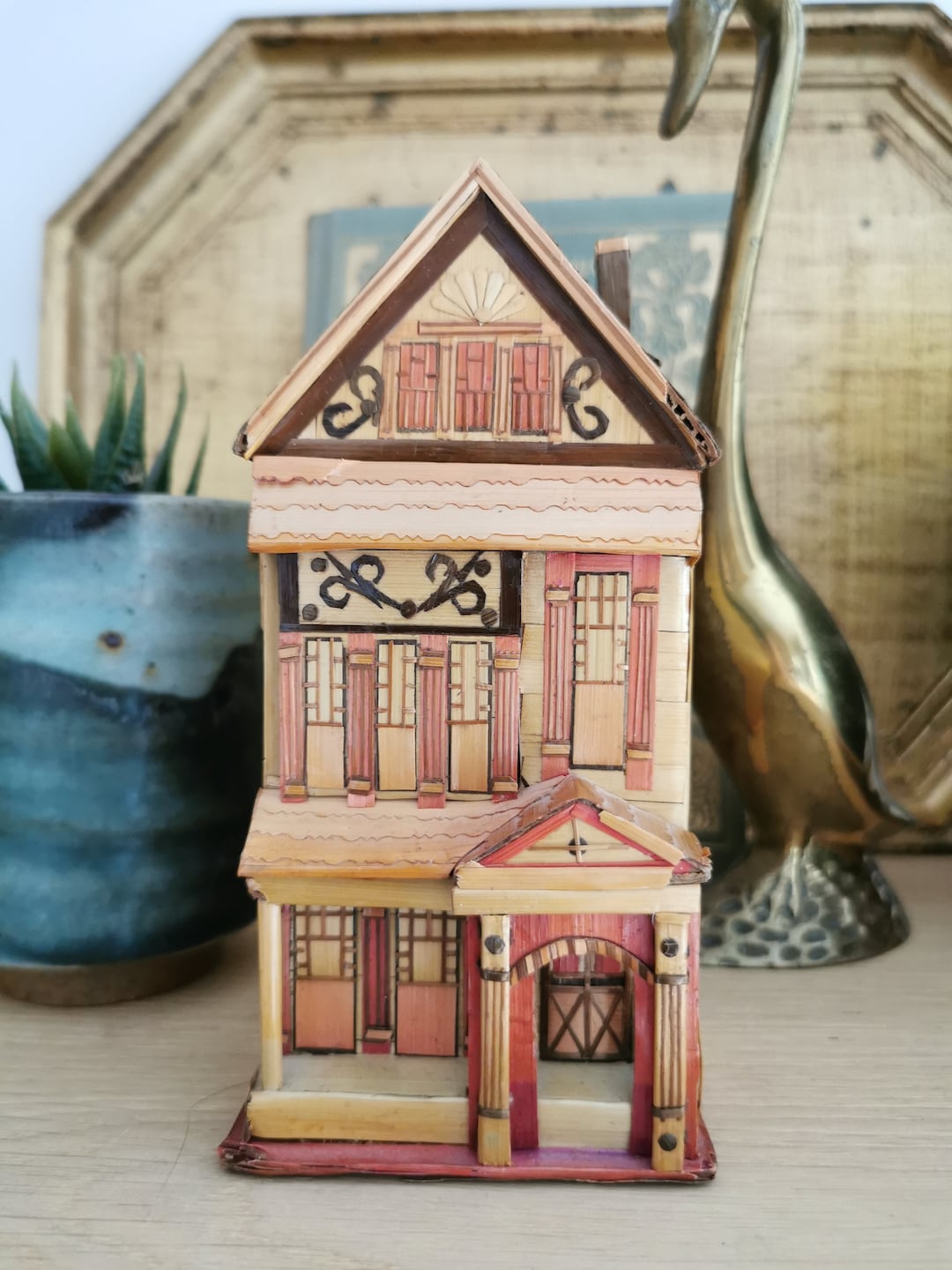 Mini Balsa Wood House Box - Etsy
