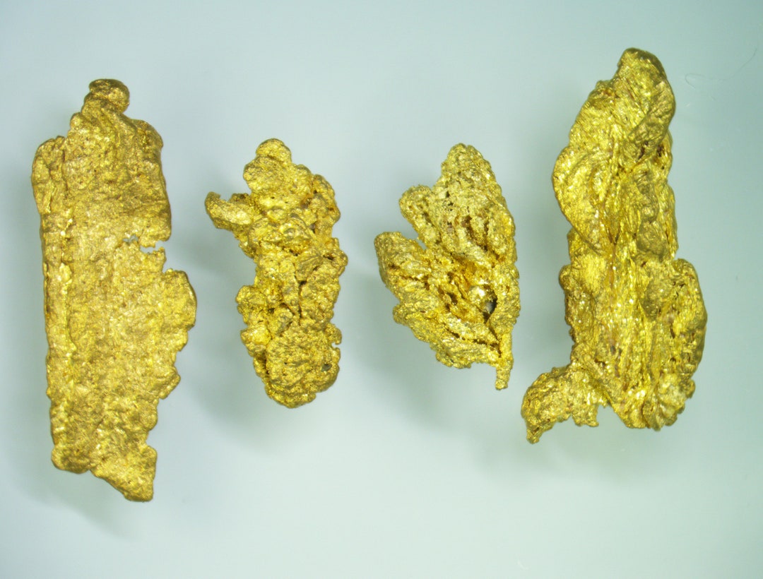 Native Gold Crystals Natural Crystallized Leafy Gold Specimens ...