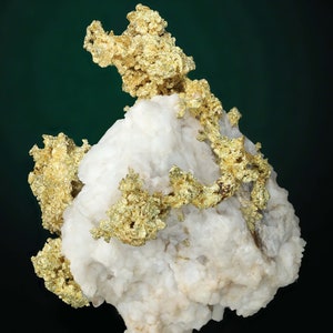 Crystalline Gold on Quartz - Kelsey Mining District, El Dorado County ...