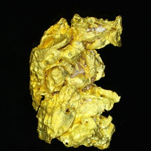 Gold Crystal Dense Gold Nugget High Purity Solid Natural Gold Northern ...