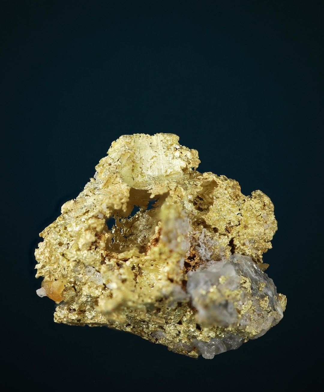 Crystallized Gold on Quartz Natural Gold Specimen - Agua Fria, Mariposa ...