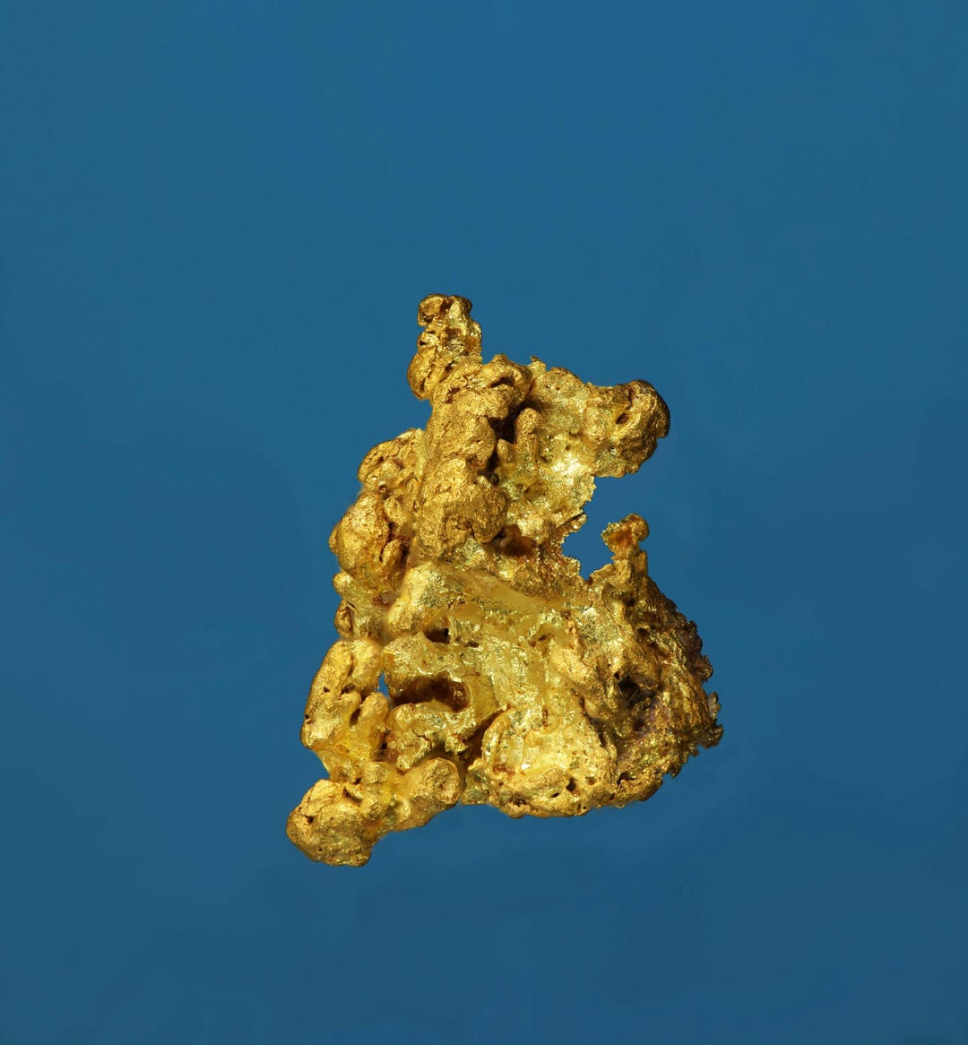 Crystallized gold Natural Gold Specimen - El Álamo District, Baja ...