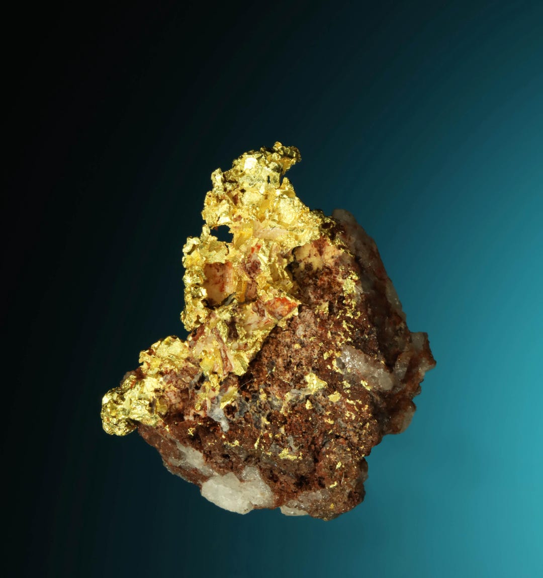 Gold Crystallized Chunkey High Purity Buttery Yellow Natural Gold on ...