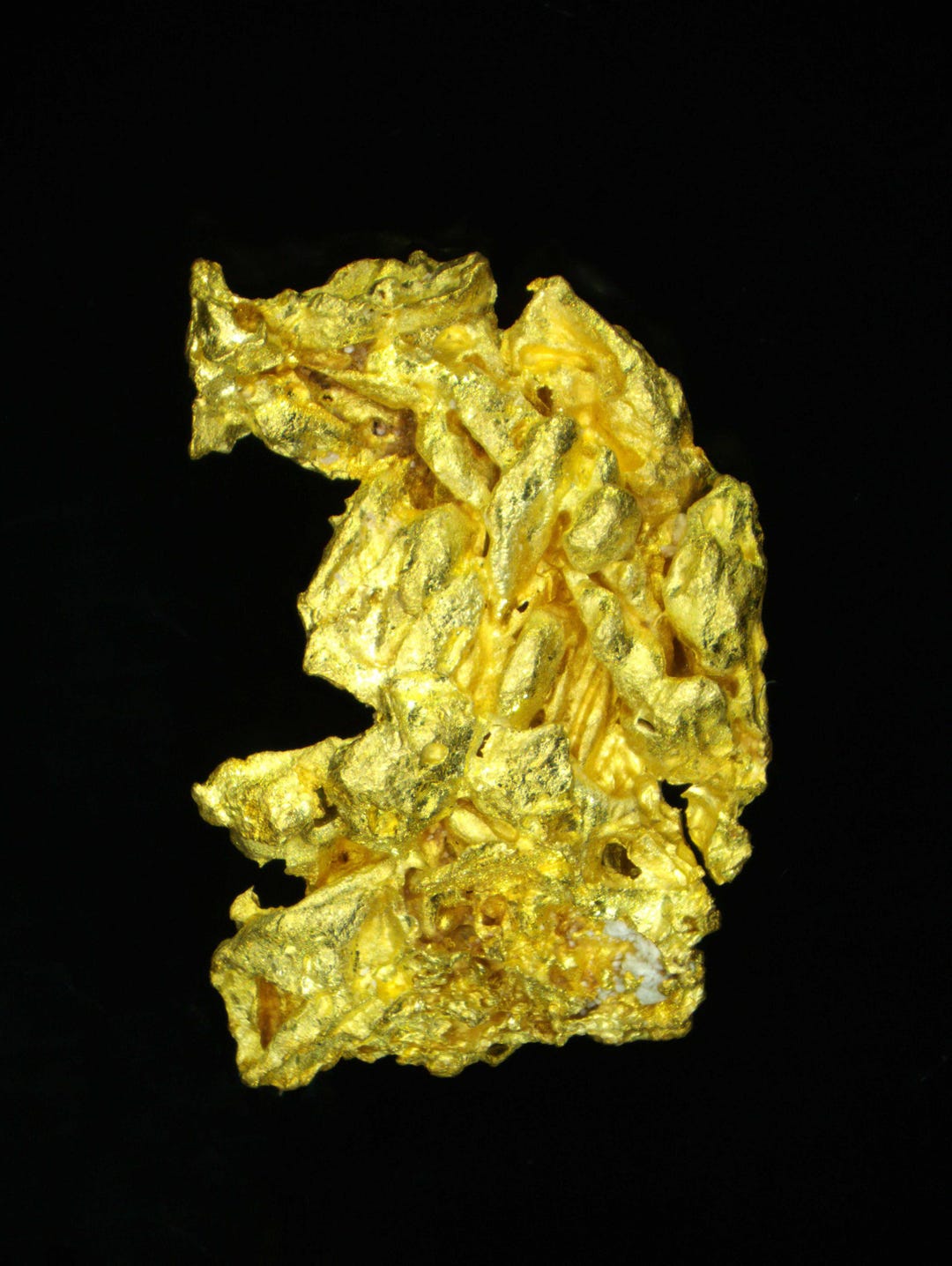 Gold Crystal Dense Gold Nugget High Purity Solid Natural Gold Northern ...