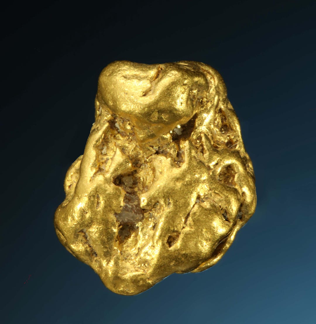 Gold Nugget Natural Gold Nugget Specimen - Caborca Municipality, Sonora ...