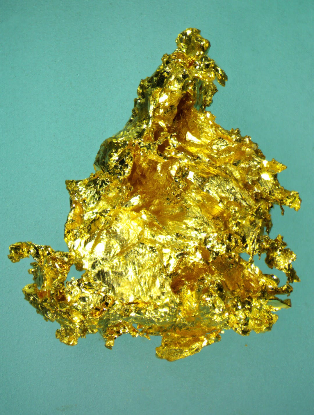 Crystal Gold Specimen High Purity Lustrous Natural Gold Crystal - Grass ...
