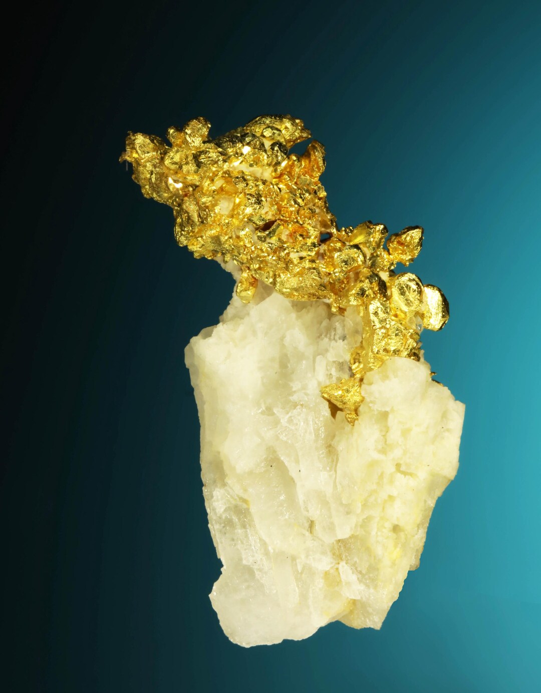 Crystallized Gold With Quartz - Eagles Nest Mine, Placer County ...