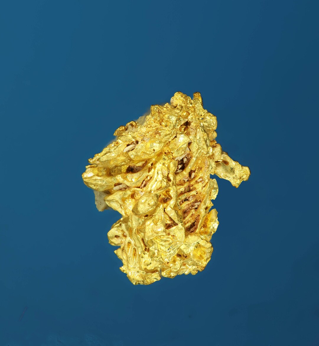 Hoppered Crystallized gold Natural Gold Crystal Specimen - El Álamo ...