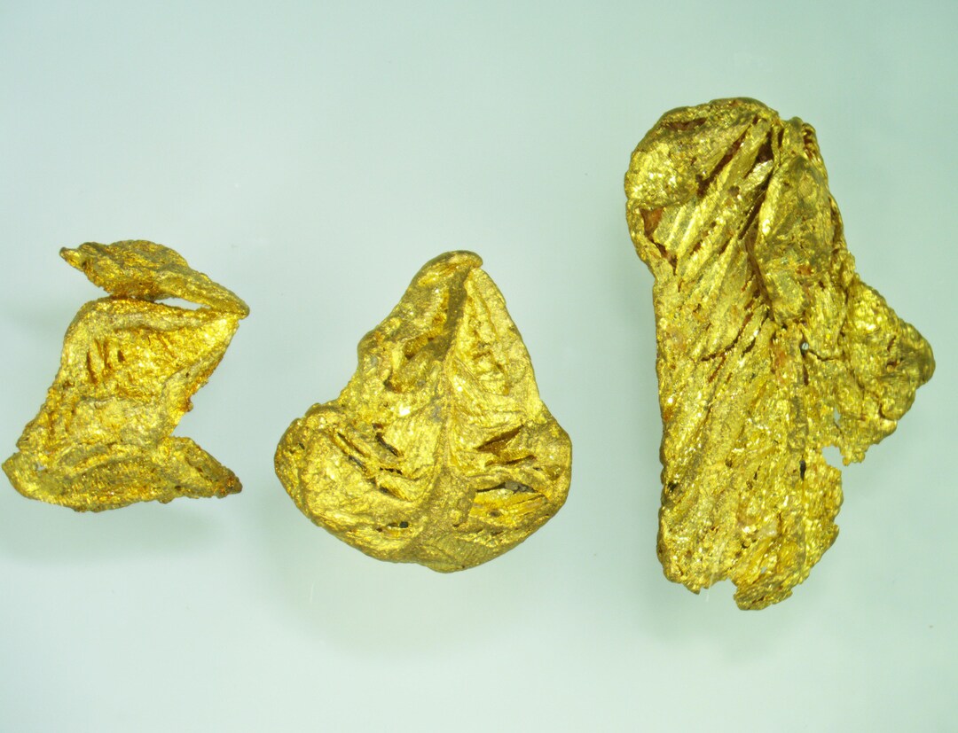 Native Gold Crystals Natural Crystallized Leafy Gold Specimens ...
