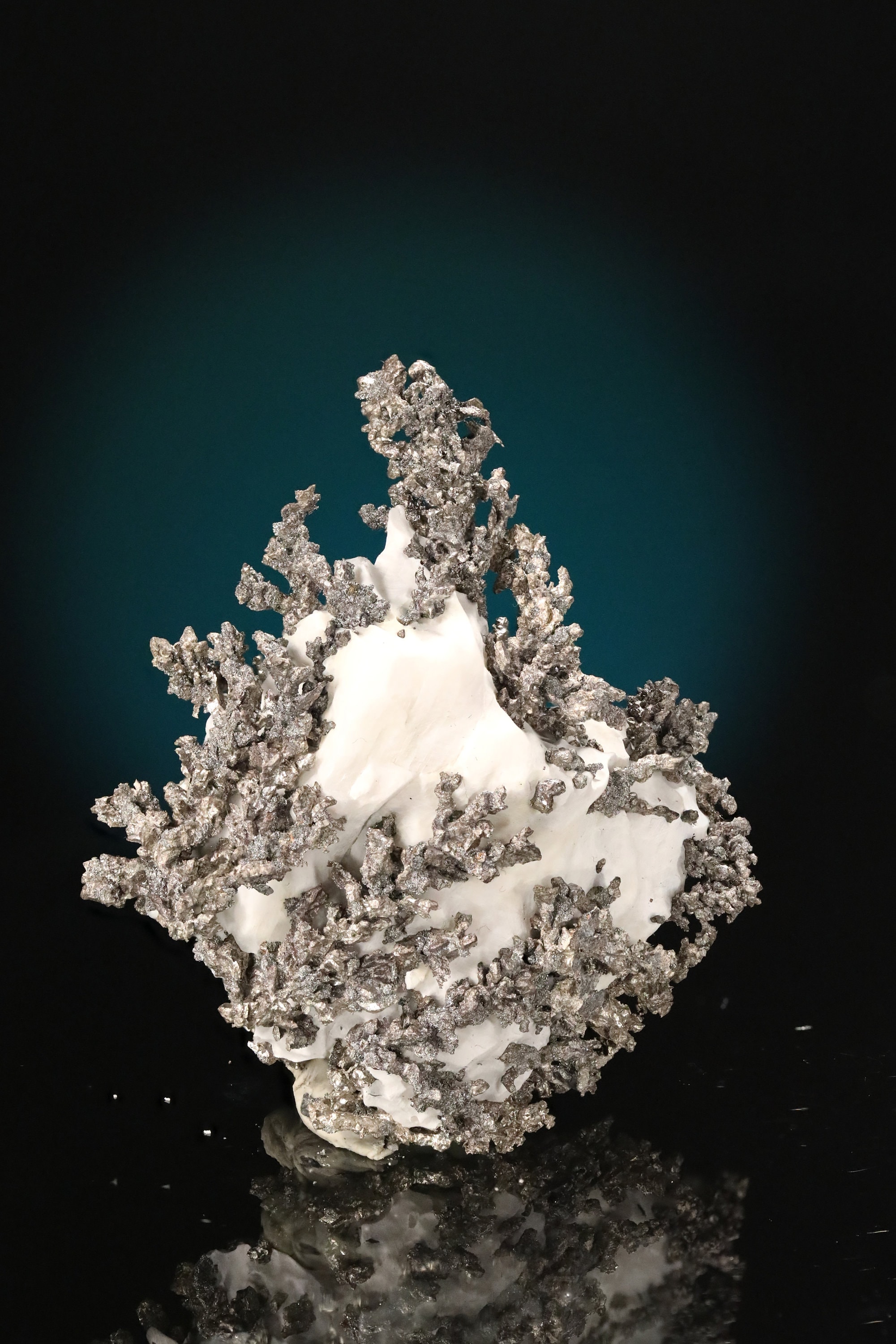 Long Dendritic Native Silver Crystals in Calcite Matrix - Etsy UK