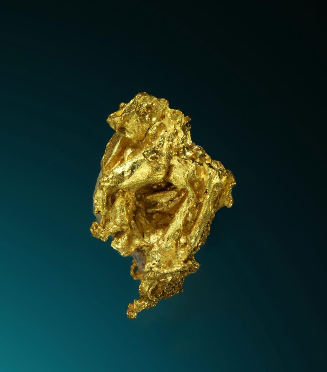 Chunkey Dense Gold Crystal High Purity Solid Natural Gold - Northern ...