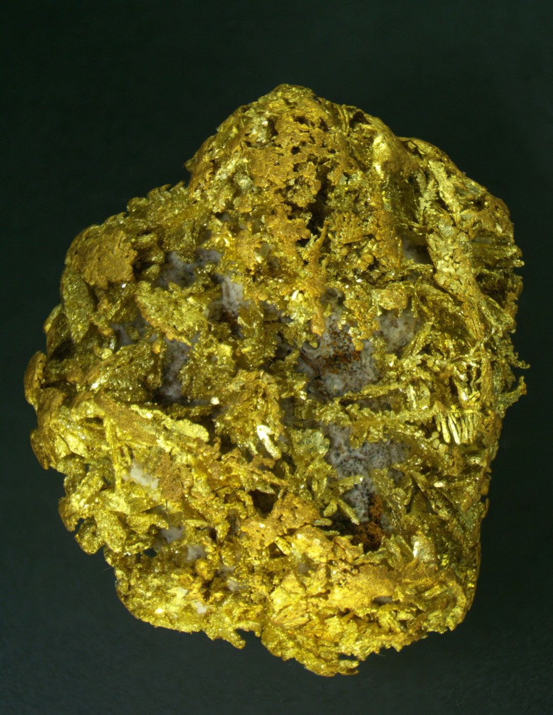 Wire Gold Cluster Manhattan Mine, Manhattan Mining District, Toquima ...