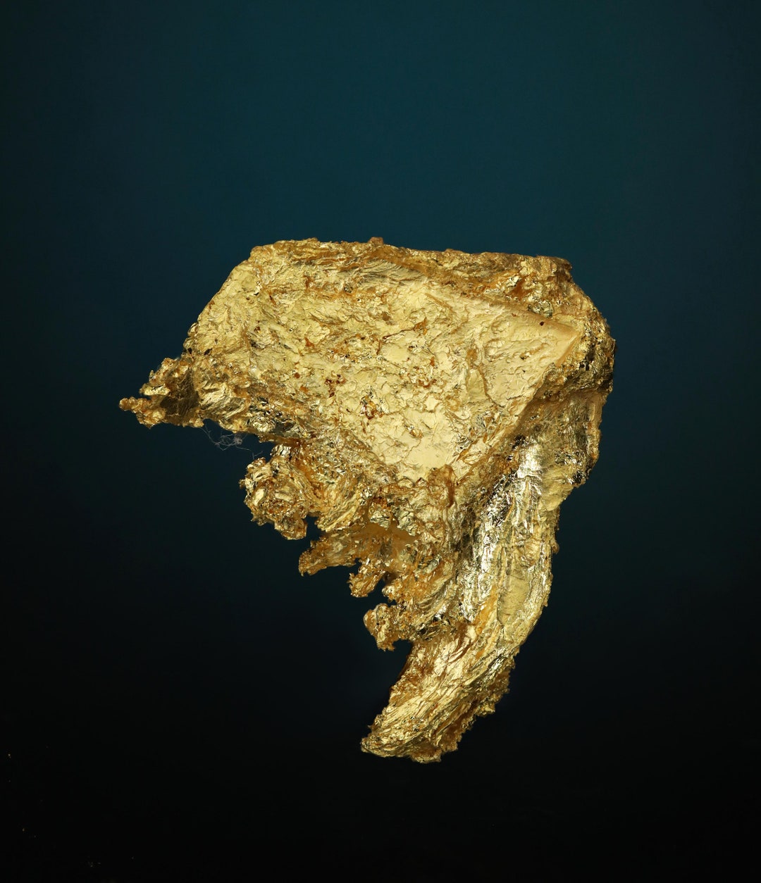 Crystal Gold Specimen High Purity Lustrous Natural Gold Crystal - Grass ...