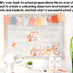 Circus Back to School, Open House & Meet the Teacher Kit, Welcome ...
