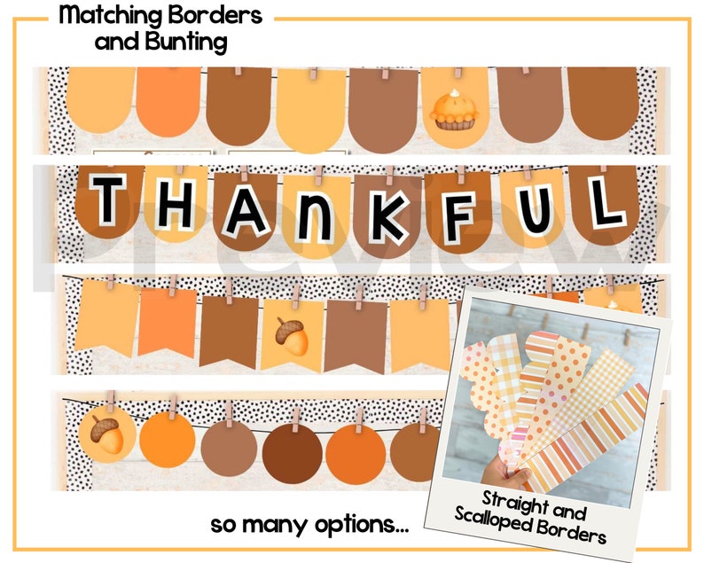 Thanksgiving Fun Gnome Bulletin Board & Classroom Decor Editable ...